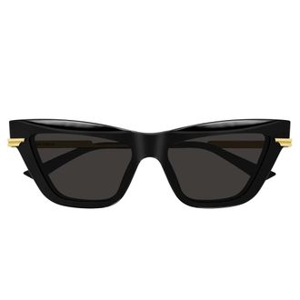 Bottega Veneta Femme, Accessoires, Noir, Taille: 54 MM Cat-eye Combi Frame