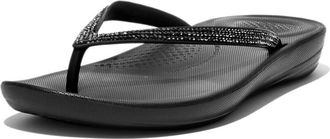 FitFlop Fino Damen Zehensteg-Sandalen mit Perlen-Clip, Platino, 40 EU, Platin, 41 EU