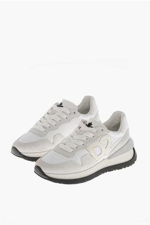 Dsquared2 Suede and Nylon Low-Top Sneakers RUNNING size 35