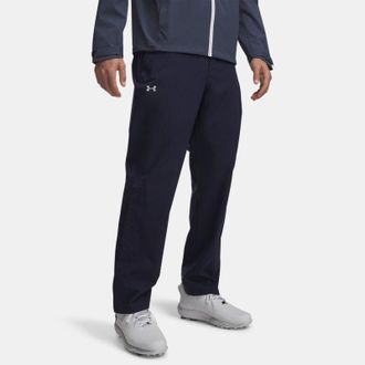 Under Armour Rain Golfhose f&uuml;r Herren Midnight Blaue Marine / Metallisch Silber XXL