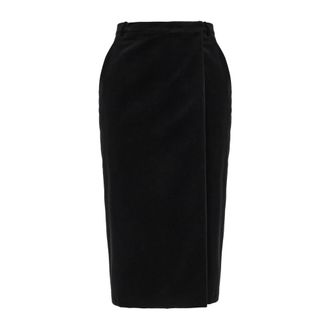 Saint Laurent Elegante Schwarze Leder-Schultertasche - - Skirts - Damen - Schwarzk - L