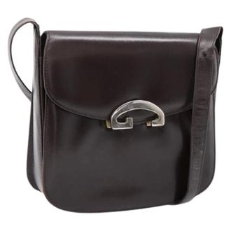 Gucci Sac bandouli&egrave;re vintage doccasion - Femme - Pre-owned - Brun - Taille: ONE Size