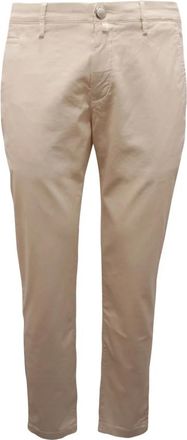 Jacob Cohen Bobby Slim Pantalons - Homme - Pantalons - Beige - Taille: W34