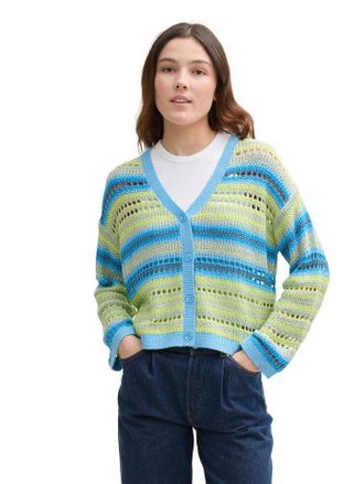 Tom Tailor Cardigan mit Streifen Muster