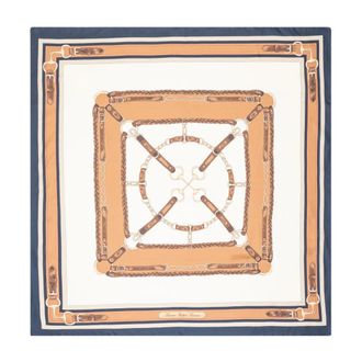 Ralph Lauren Carr&eacute; en soie imprim&eacute; Belting - Femme - Accessoires - Multicolore - Taille: ONE Size