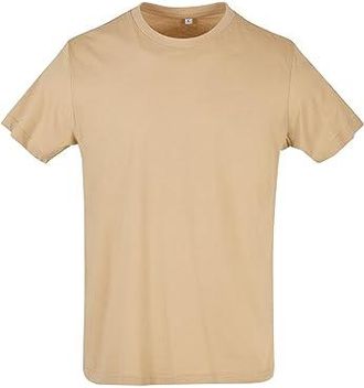 Build Your Brand Homme Bb010-basic Round Neck T-Shirt, Beige Union, 5XL EU