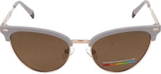 Polaroid Femme, Accessoires, Violet, Taille: 52 MM PLD 4122/S Lunettes de soleil