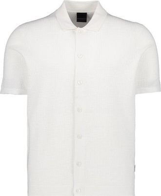 Bugatti Herren Kurzarmhemd wei&szlig;