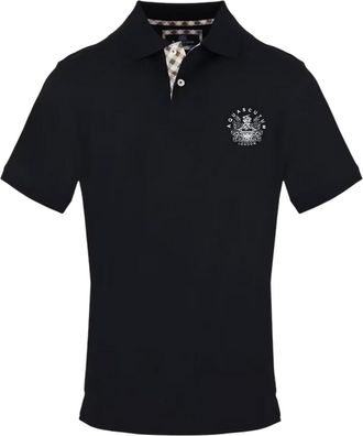 Aquascutum Poloshirt f&uuml;r Herren (Schwarz)