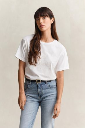 GANT Damen Graphic T-Shirt (XXL) EGGSHELL