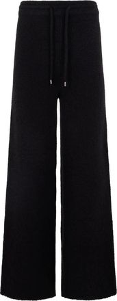 Moorer Pantalon ample &agrave; taille &eacute;lastique - Femme - Pantalons - Noir - Taille: 36 FR