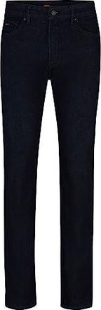 BOSS Hommes Re.Maine BC-C Maine Jean Regular Fit en Denim Stretch Bleu foncé