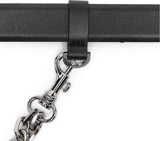 The Attico Chain Detail Belt - Black