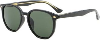 Generic Lunettes De Soleil Homme &Agrave; Monture Large For Les Vacances, Le Shopping, Les Soir&eacute;es Et Les S&eacute;ances Photo.(Black)