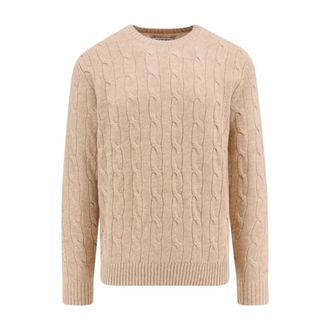 MC2 Saint Barth Rundhals-Strickware - - Knitwear - Herren - Beige - XL