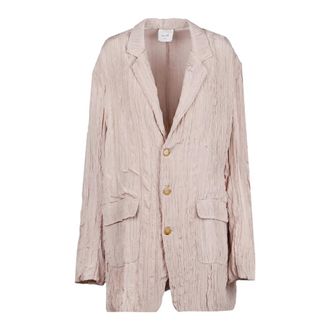 Alysi Textured Blazer - - Jackets - Damen - Rosa - XS