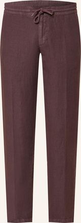 Alberto Leinenhose House Im Jogging-Stil Tapered Fit lila