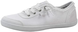 Skechers Damen Bobs B Cute Memory Foam, Flexible Laufsohle, Leichte Vegane Schuhe Sneaker, Weiss/opulenter Garten, 36 EU Weit