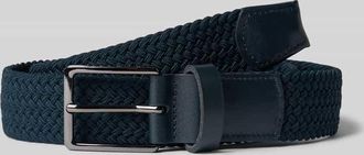 Bugatti Stoffg&uuml;rtel mit Zopfmuster