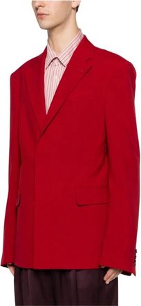 Dries Van Noten Homme, Vestes, Rouge, Taille: L M.w. Jacket