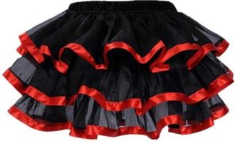 Generic Jupe tutu tendance pour femme Europe et &Eacute;tats-Unis, Rouge, XXL