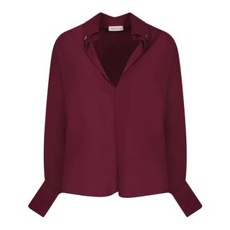 Blanca Vita Femme, Blouses et Chemises, Rouge, Taille: 38 FR Chemise &Eacute;l&eacute;gante