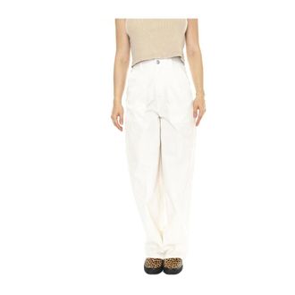 Obey Gerade Hosen - - Trousers - Damen - Wei&szlig; - W27