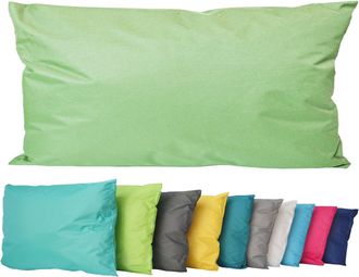 JACK Outdoor Lounge Kissen 30x50cm Dekokissen inkl. Füllung Wasserfest Sitzkissen Garten Stuhl Lotus Effekt, Farbe:Mint