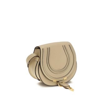 Chlo&eacute; Womens Beige Calf Leather Bos Taurus Shoulder Bag