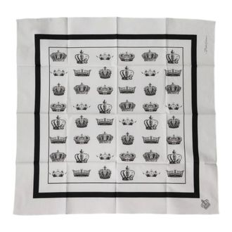 Dolce & Gabbana Homme, Accessoires, Blanc, Taille: ONE Size &Eacute;tole en Dentelle