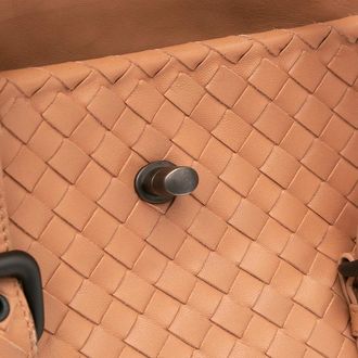 Bottega Veneta Hobo Bags - Intrecciato Flap Satchel - Gr. unisize - in Braun - f&uuml;r Damen