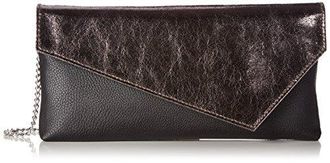 s.Oliver Sac 39.511.94.5349 - Pochette pour Femme - 28 x 14 x 1 cm (l x H x P), Argent m&eacute;tallis&eacute; Placed Print 00d2 00d2, 28x14x1 cm (B x H x T)