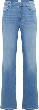 Mustang Jeans Style Madison Wide Jeans, Bleu Moyen 412, 27W x 30L Femmes