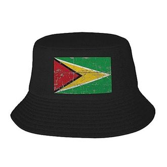 Generic Chapeau De Seau Unisexe Drapeau De La Guyane Hommes Chapeau De Seau Respirant &Eacute;t&eacute; Bonnet De Soleil, pour Plage, De P&ecirc;che, Sports, 56-58cm
