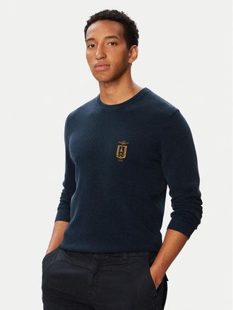 Aeronautica Aeronautica Militare Pullover 262MA1667UL00463 Dunkelblau Regular Fit