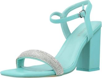 Menbur Sandalia Detalle Strass y Ta - - Shoes - Damen - Blau - 38 EU