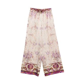 Pierre-Louis Mascia Femme, Pantalons, Multicolore, Taille: 40 FR Mutka Palazzo Pantalons