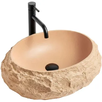 Rea Aufsatzwaschbecken Rea Mika Light Terracotta Beige