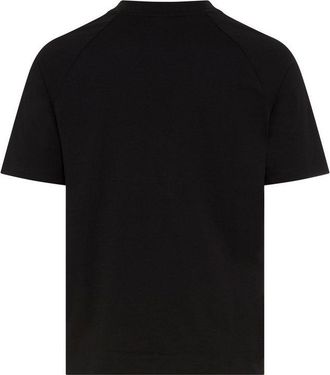 HUGO BOSS T-Shirt Diken Relaxed Fit, reine Baumwolle, gestickter Badge auf der Brust