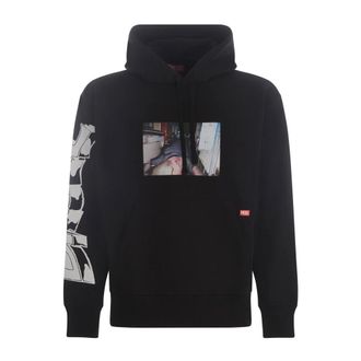 Diesel L&auml;ssiges Sweatshirt f&uuml;r jeden Tag - - Sweatshirts & Hoodies - Herren - Schwarzk - 2XL