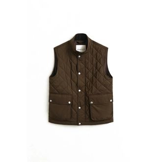 GANT Steppweste mit Stehkragen - - Jackets - Herren - Braun - L
