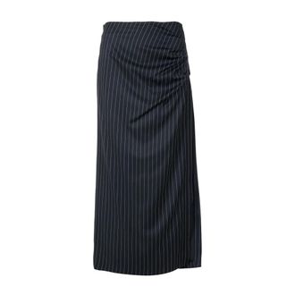 Msgm High-Waisted R&uuml;schenrock - - Skirts - Damen - Blau - L
