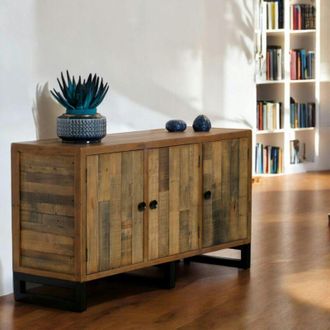 Pier Import Pier Import - Buffet en bois recycl&eacute; 3 portes brisbane