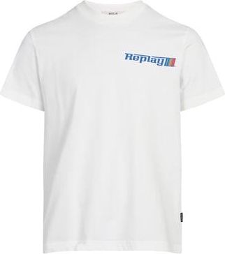 Replay T-shirt droit &agrave; logo en coton