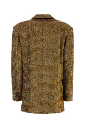 Missoni Embellished Knit Blazer - Gold