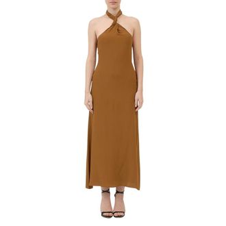 Federica Tosi Seidenmischung Torchon Maxikleid - - Dresses - Damen - Orange - S