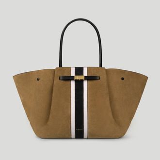 DeMellier The New York Tabak Veloursleder & Schwarz Veloursleder DeMellier