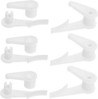 DOITOOL 6st&uuml;cke Teiliges Deckenleuchte Befestigungsklammern Aus Kunststoff Lampenschirm Halteclips F&uuml;r Led Deckenlampen Einfach Montierbare Lampenfu&szlig; Fixierha