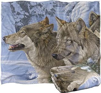 Trevco Wild Wings Winters Warmth 2 Silky Touch Super Soft Throw Blanket 152 X 127 cm