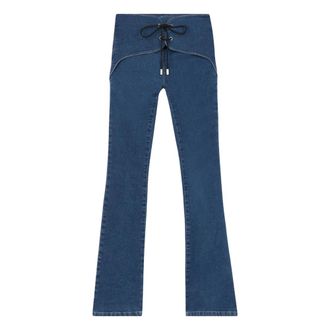 GCDS Hello Kitty Flare Pants - - Jeans - Damen - Blau - W24